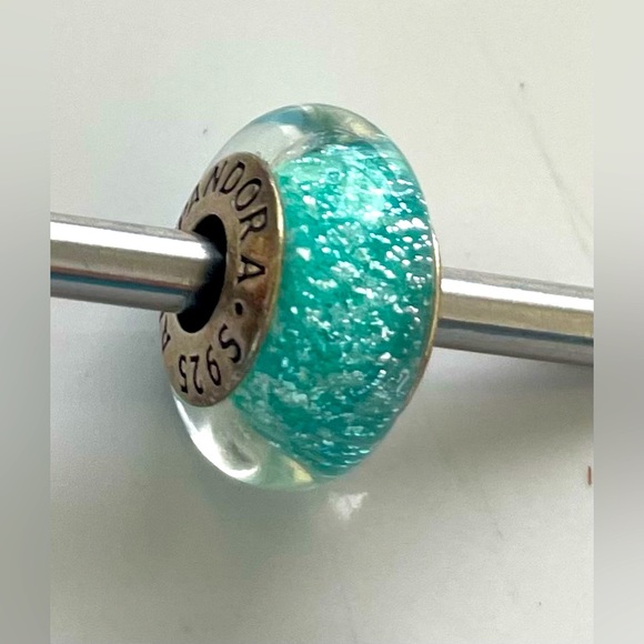 Pandora | Jewelry | Pandora Disney Ariel Signature Green Murano Bead ...